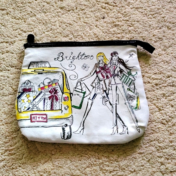 Brighton | Skincare | Nwot Rare Large Brighton Cosmetic Case | Poshmark